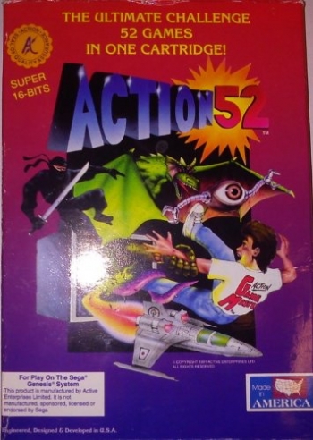 Action 52 (USA) (Alt) (Unl) ROM Download - Free Megadrive Games - Retrostic