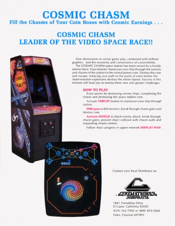 Descargar Cosmic Chasm (set 2) ROM - Juegos Mame Gratuitos - Retrostic