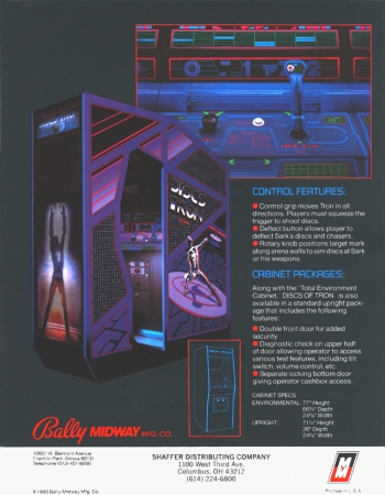 Discs of Tron (Upright) ROM Download - Free Mame Games - Retrostic