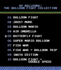 44 Balloons: The Balloon Fight Collection のハックロムのダウンロード - Retrostic