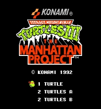 Minor Fixes for TMNT III - The Manhattan Project ROM Hack Download ...
